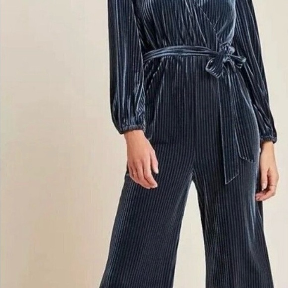 ALI & JAY | Pants & Jumpsuits | Ali Jay Velvet Navy Jumpsuit | Poshmark